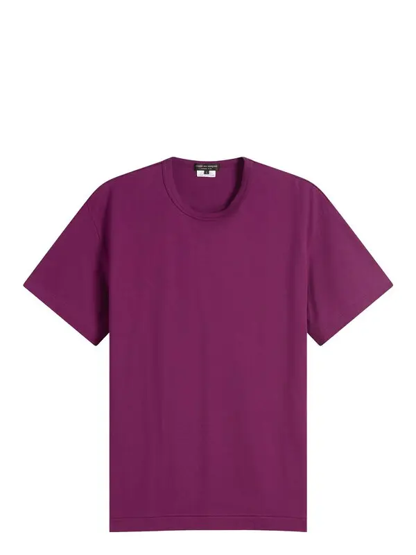 Comme Des Garçons Plain Cotton T-shirt - Purple
