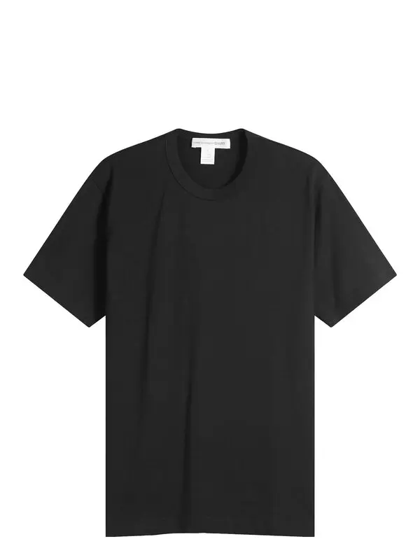 Comme Des Garçons Cotton Short Sleeve T-shirt - Black