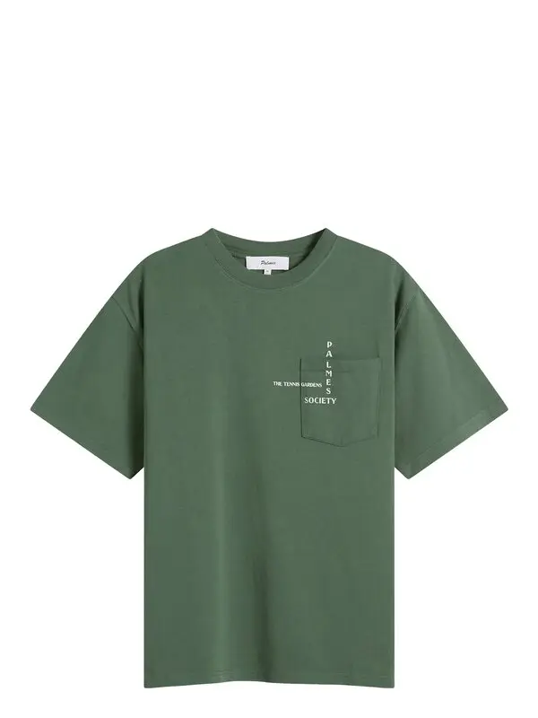 PALMES Ramus Pocket T-shirt - Dark Green