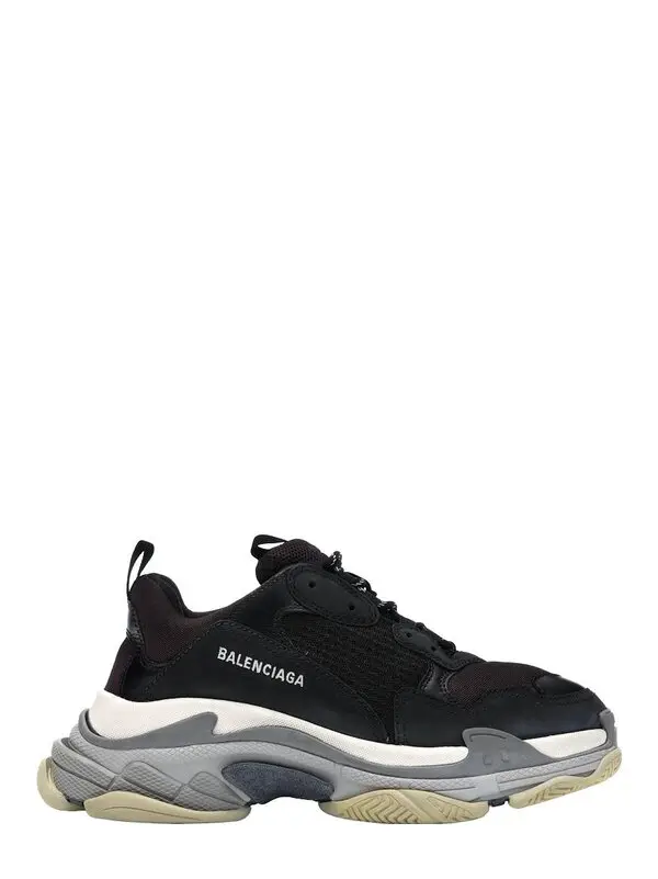 Balenciaga Triple S Sneakers - Black/burgundy