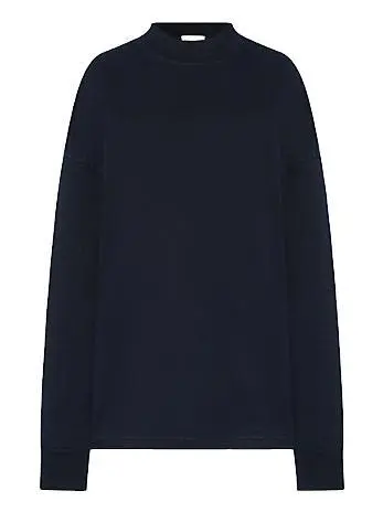 THE ROW Raveena Oversized Cotton-jersey T-shirt - Indigo