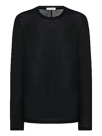 THE ROW Amia Relaxed Cotton-jersey T-shirt - Black