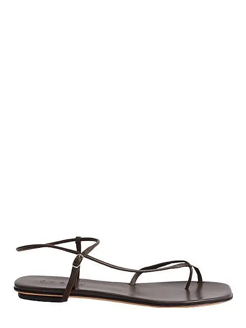 Soeur Rosalie Leather Sandals - Marron
