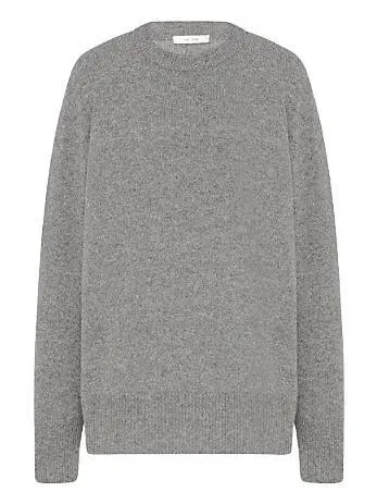 THE ROW Sibem Relaxed Wool-cashmere Knit Jumper - Grey Melange