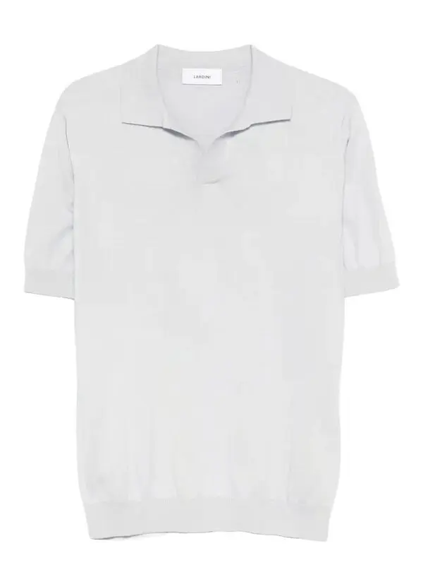 LARDINI Classic-collar Polo Shirt - Blue