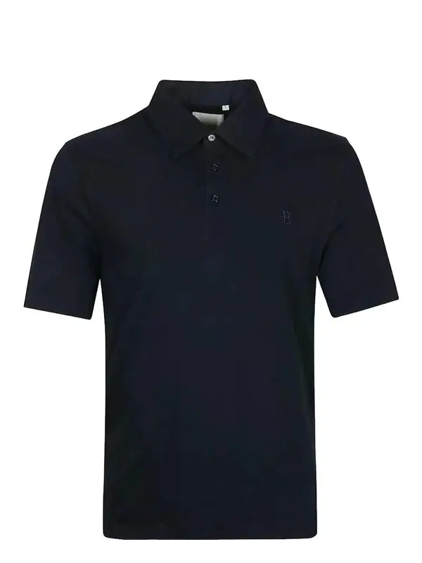 BALLANTYNE Short-sleeved Polo Shirt - Blue