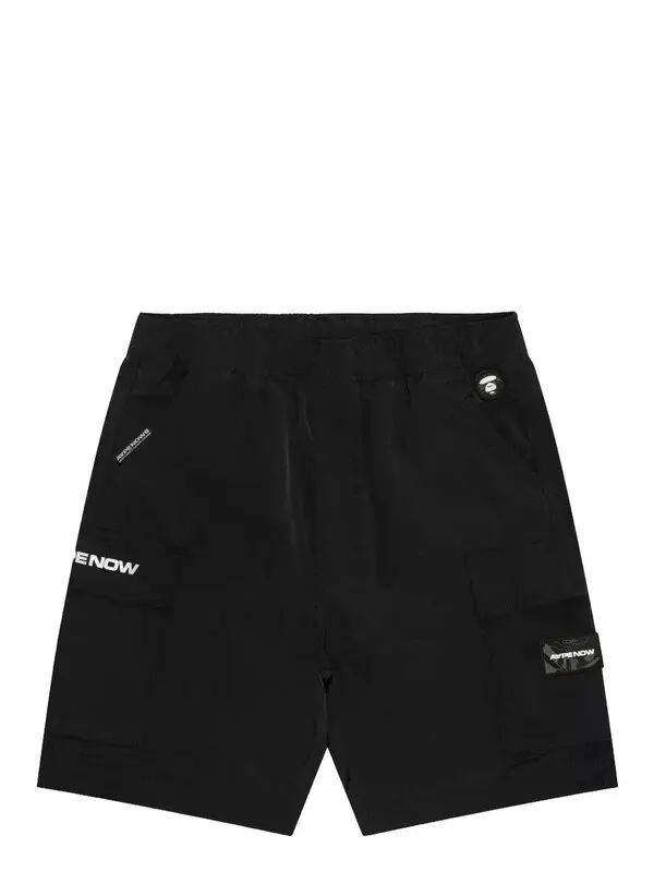 AAPE BY *A BATHING APE Logo Cargo Shorts - Neutrals