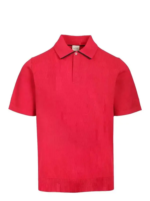 Paul Smith Buttoned Short-sleeve Polo Shirt - Red