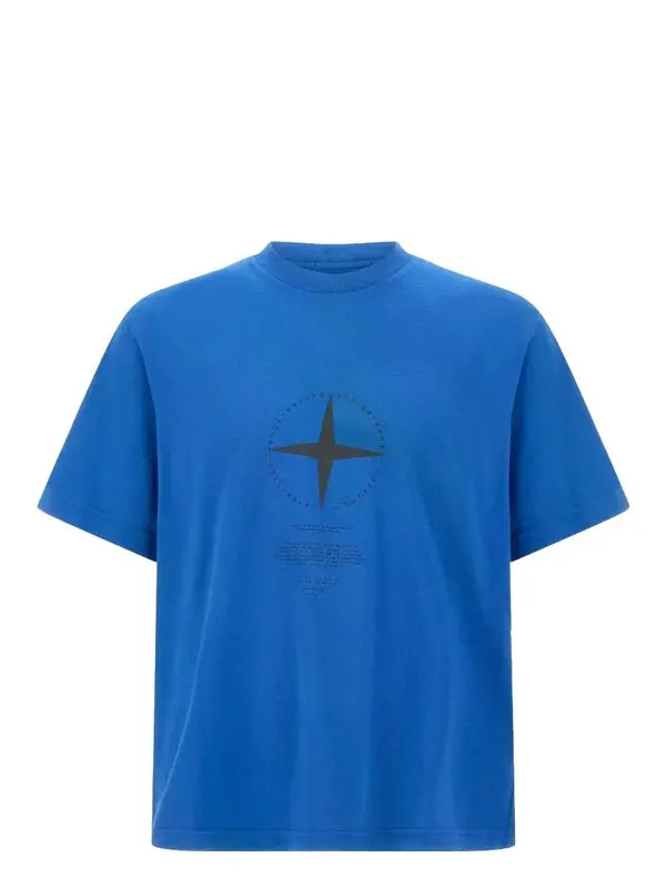 Stone Island Compass Graphic T-shirt - Blue