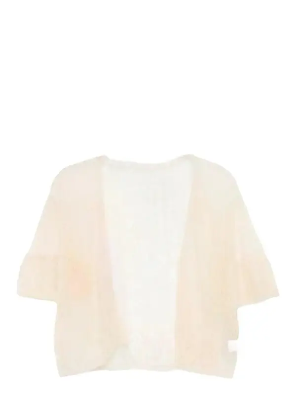MES DEMOISELLES Lace Cardigan - Neutrals