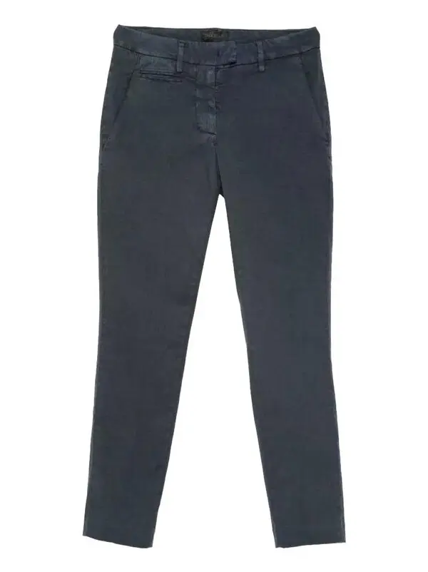 DONDUP Linen Trousers - Grey
