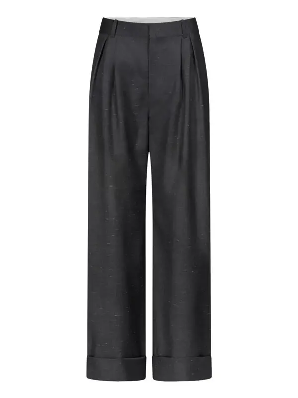 Loulou De Saison Pleated Trousers - Grey