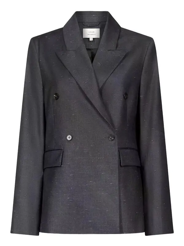 Loulou De Saison Norma Double-breasted Blazer - Grey
