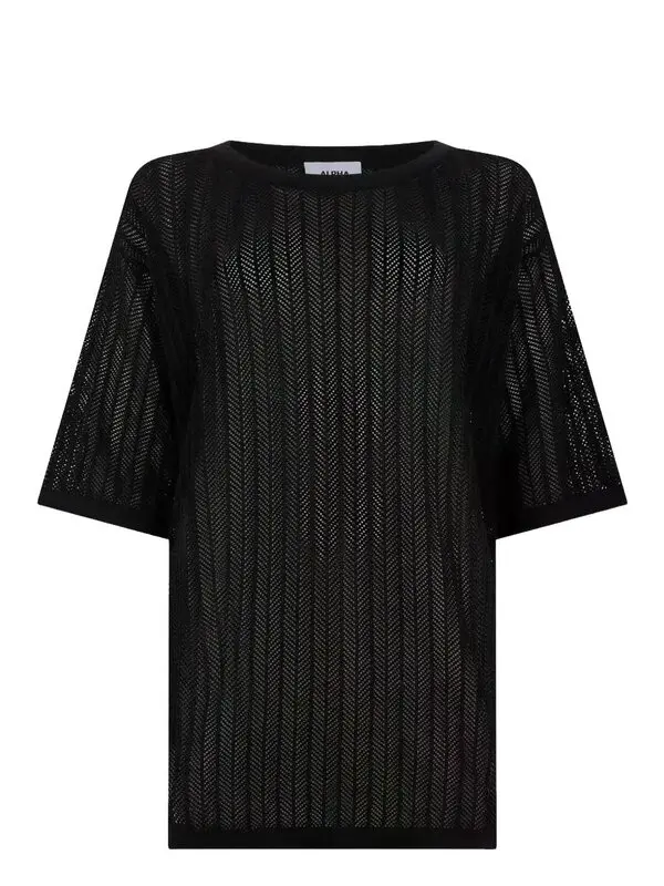 Alpha Studio Crew-neck T-shirt - Black