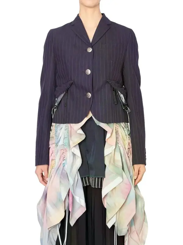 Kolor Pinstripe Blazer - Blue