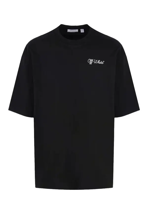 Off-White Logo Print T-shirt - Black