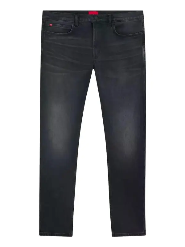 Hugo Whiskering Effect Jeans - Blue