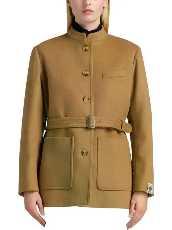 Bally Belted Wool Jacket - Brown
