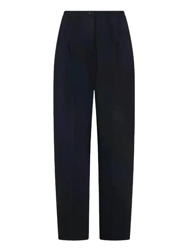 Seventy Elasticated Pleated Trousers - Blue