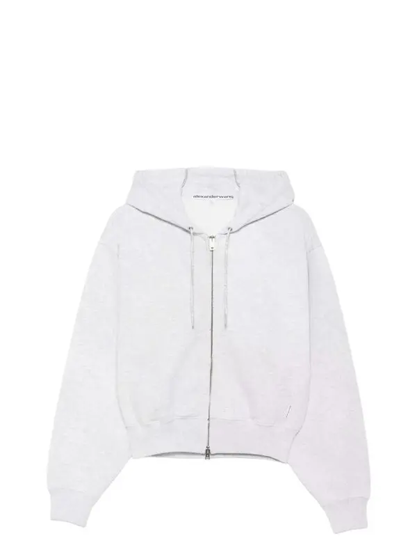Alexander Wang Hooded Zip-up - Grey