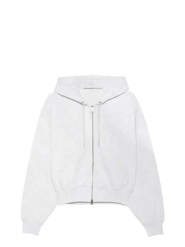 Alexander Wang Hooded Zip-up - Grey