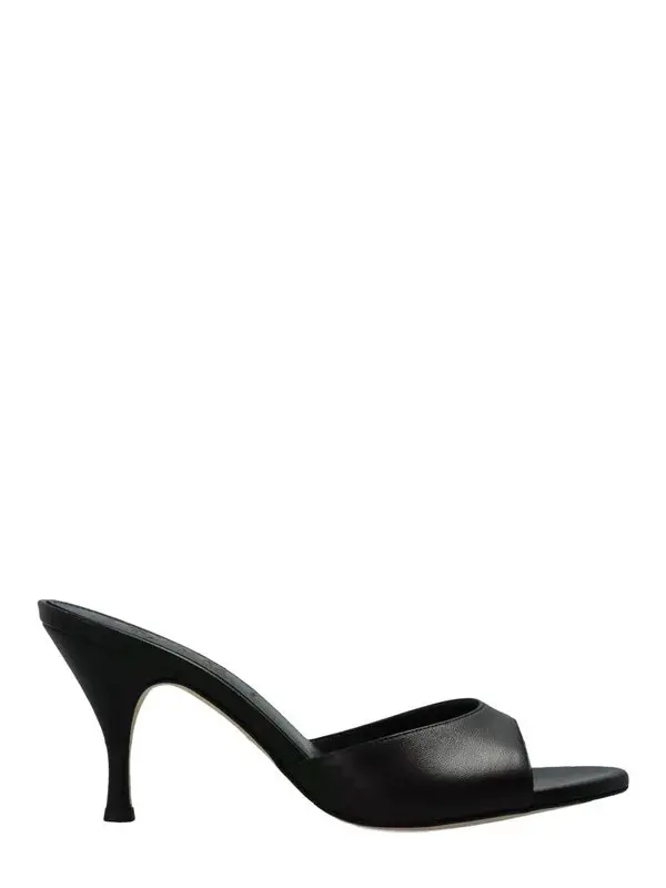 AeydĒ Leather Heeled Sandals - Black