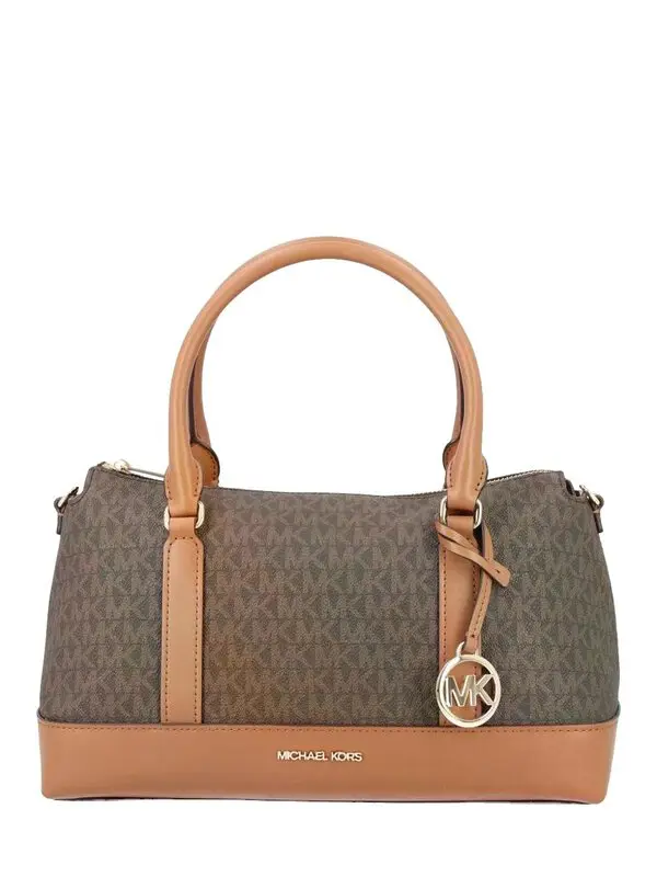 Michael Kors Signature-logo Tote Bag - Brown