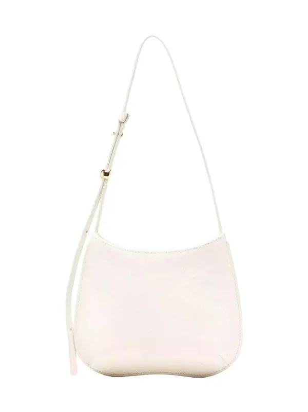 Jacquemus Textured Shoulder Bag - White