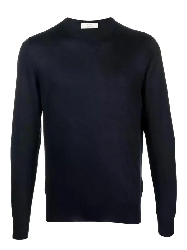 MAURO OTTAVIANI Crewneck Cashmere-silk Jumper - Blue