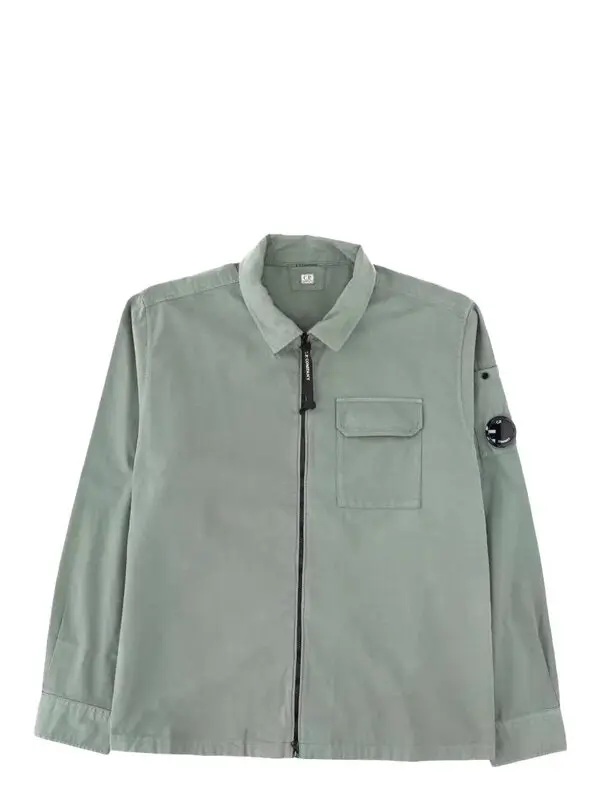 C.P. COMPANY Zipped Shirt Jacket - Green