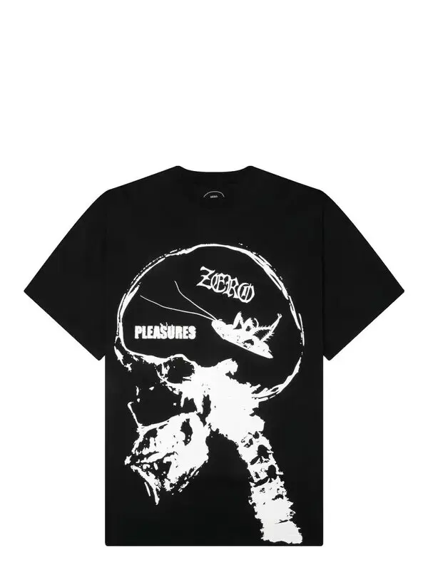 PLEASURES Roaches Graphic T-shirt - Black