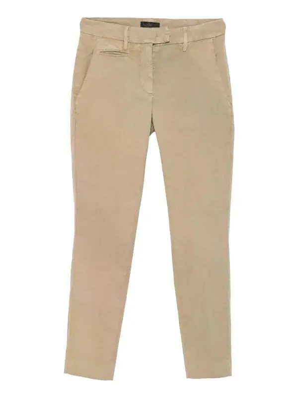 DONDUP Linen Trousers - Neutrals