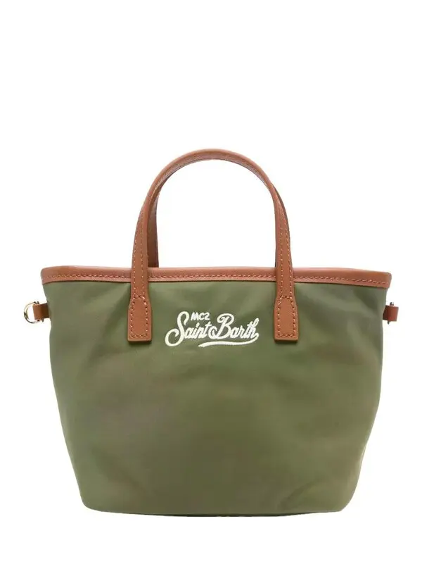 MC2 SAINT BARTH City Trimmed Tote Bag - Green