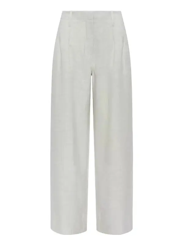 SAMSOE SAMSOE Saiben Wide-leg Trousers - Neutrals