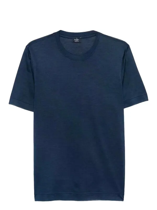 BARBA NAPOLI Silk T-shirt - Blue