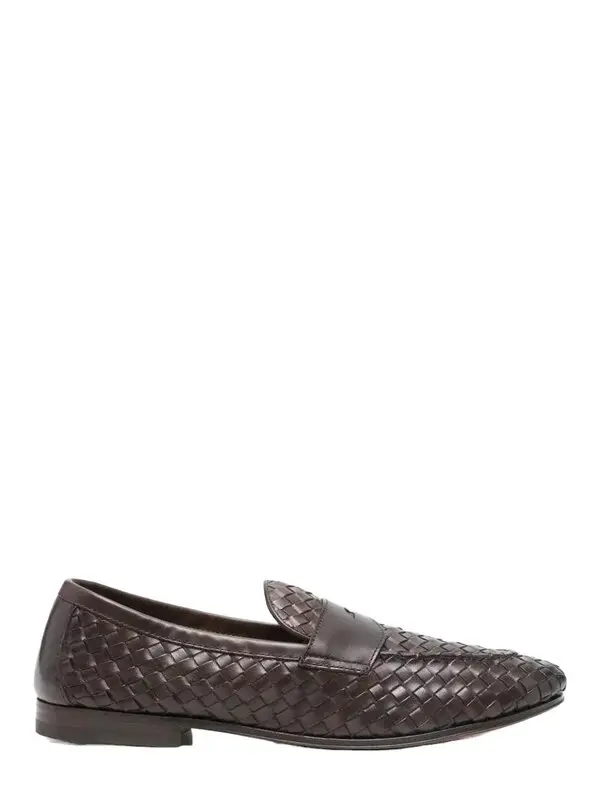 HENDERSON BARACCO Penny-strap Loafers - Brown