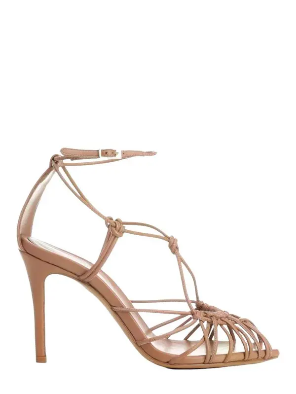 FORTE_FORTE Buckled Open-toe Sandals - Neutrals
