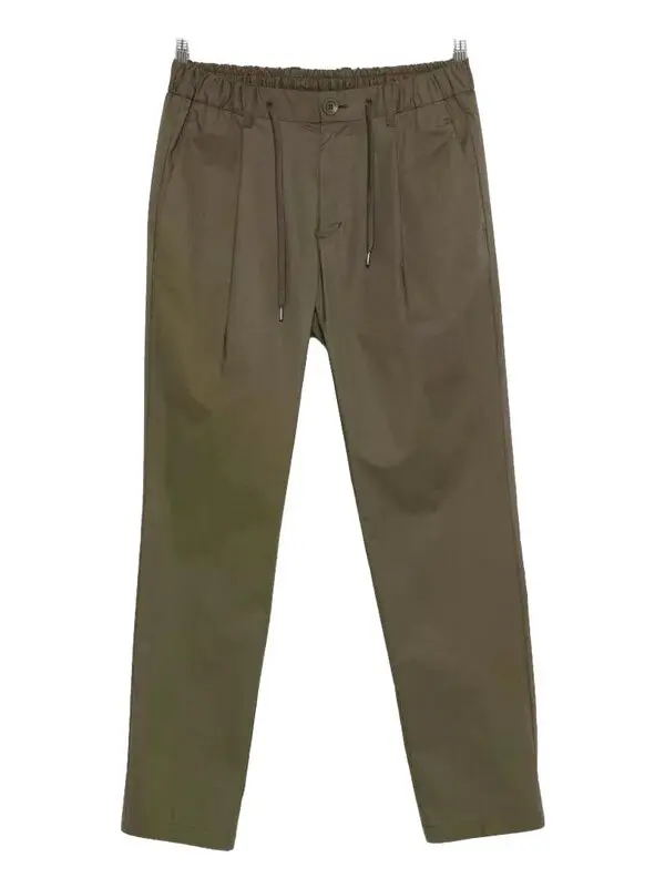 Herno Pleated Drawstring Trousers - Green