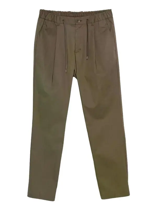 Herno Pleated Drawstring Trousers - Green
