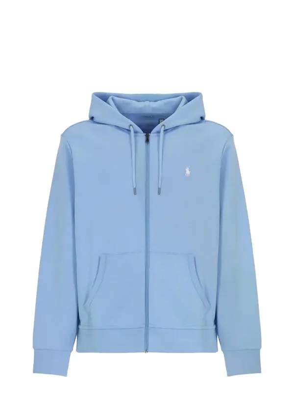 Polo Ralph Lauren Hooded Zip-fastening Sweatshirt - Blue
