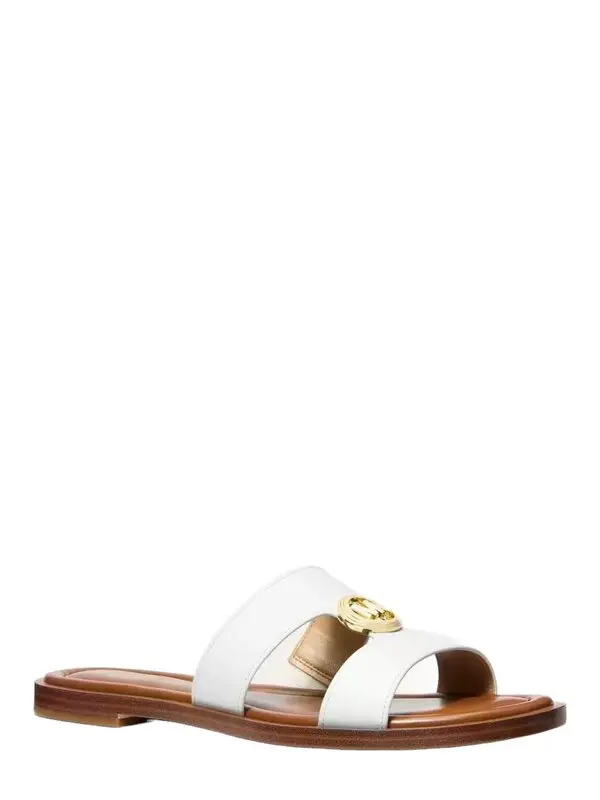 Michael Kors Logo-detail Sandals - White