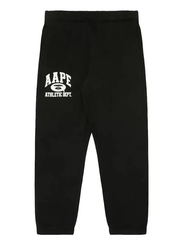 AAPE BY *A BATHING APE Logo Track Pants - Black