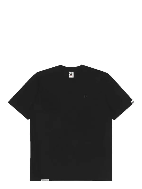AAPE BY *A BATHING APE Embroidered-logo T-shirt - Black