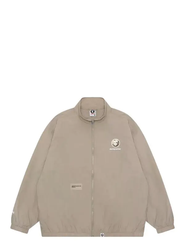 AAPE BY *A BATHING APE Moonface Patch Bomber Jacket - Neutrals