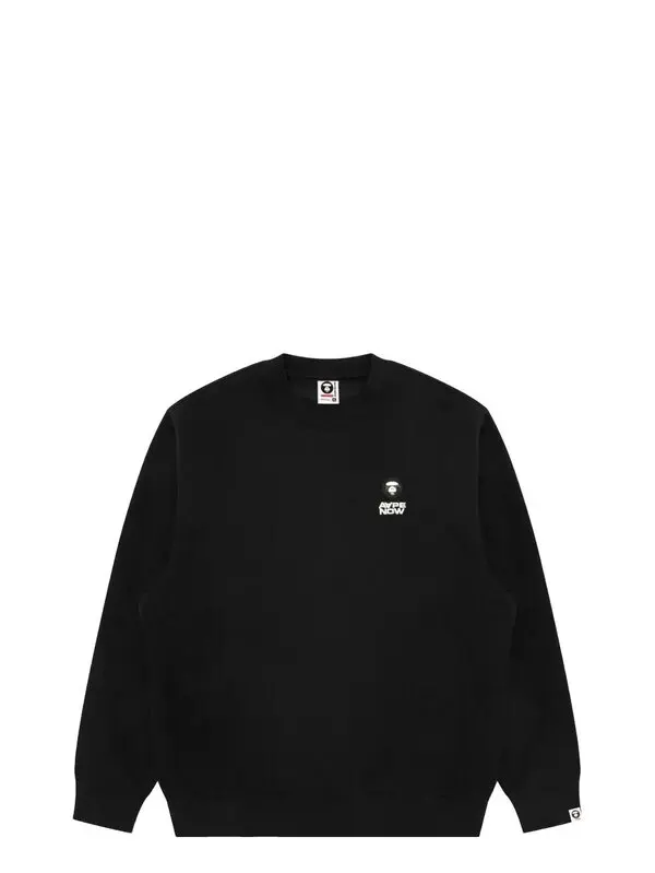 AAPE BY *A BATHING APE Moonface Crew-neck Sweatshirt - Black