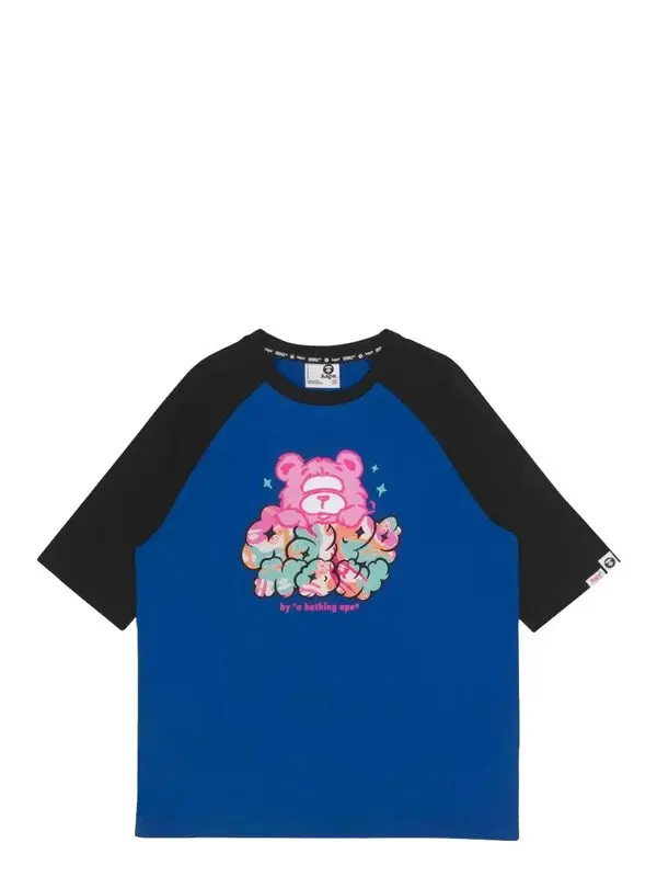 AAPE BY *A BATHING APE Bear Graphic T-shirt - Blue