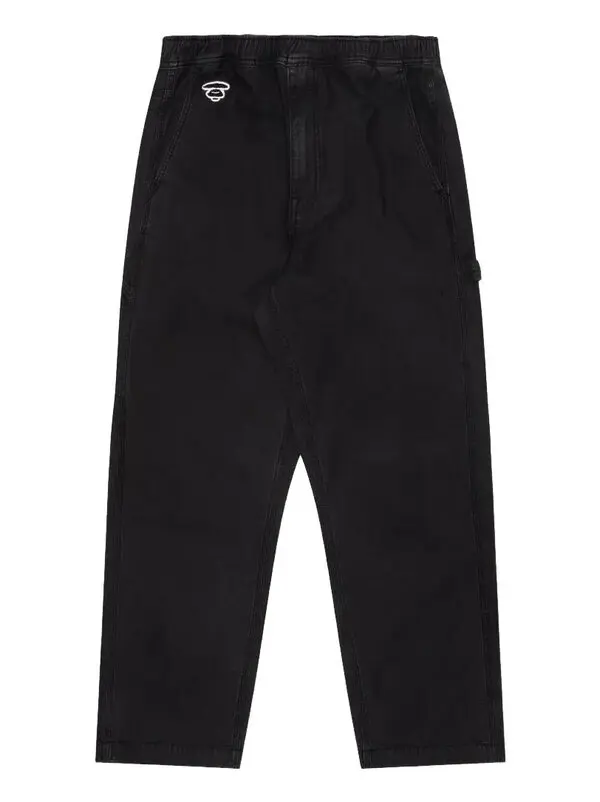 AAPE BY *A BATHING APE Elastic-waistband Trousers - Neutrals