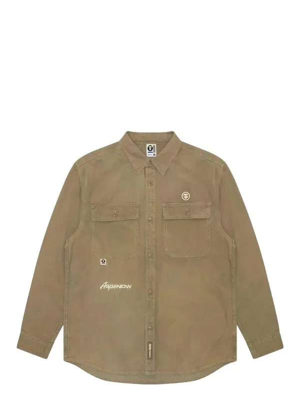 AAPE BY *A BATHING APE Patch Pockets Shirt - Neutrals