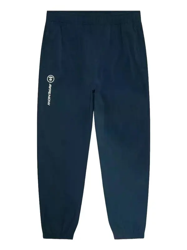 AAPE BY *A BATHING APE Elasticated Logo Track Pants - Blue
