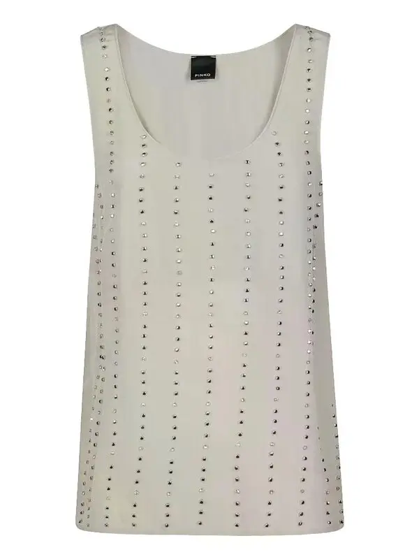 Pinko Embellished Vest - Grey
